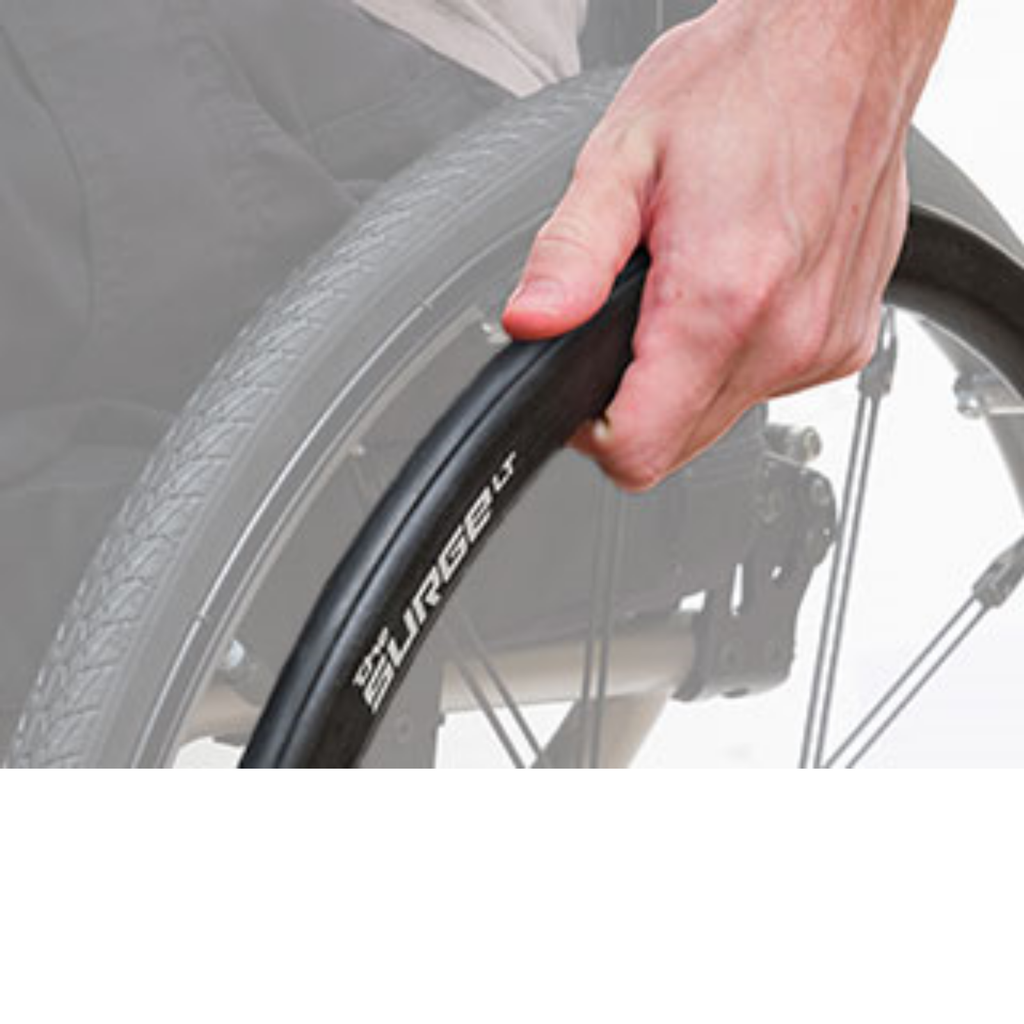 Loopwheels Options - Handrims - Surge LT - Rubberized Oval – Big Josh's ...